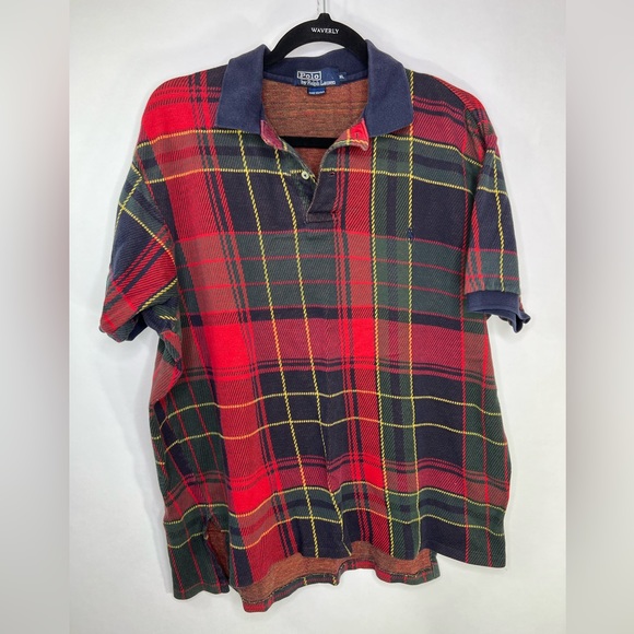 Polo Ralph Lauren | Shirts | Ralph Lauren Polo Red Plaid Polo Shirt Usa ...